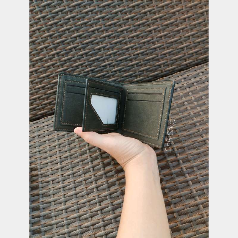 Jual Dompet Pria Kulit Model Lipat Design Korea Custom Grafir Nama Man ...