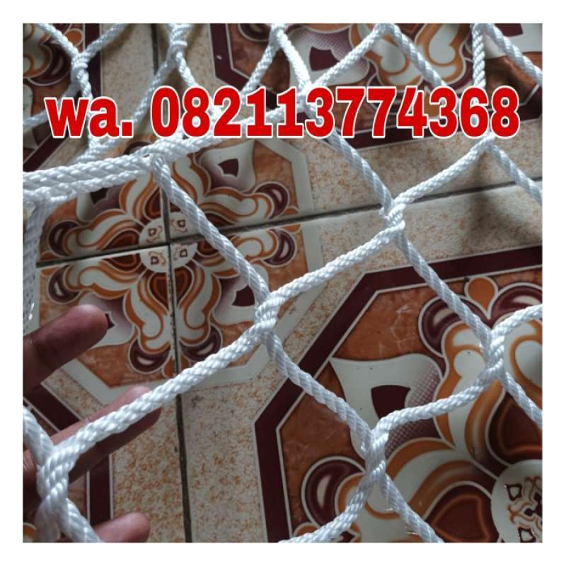 Promo jaring safety net proyek 6mm ukuran 3m x 3m Diskon 23% di Seller ...