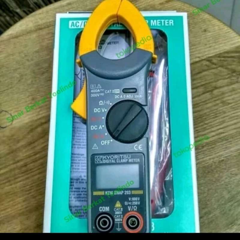 Promo Kyoritsu Digital Clamp Meter 203 Tang Ampere Ac Dc Diskon 4% di Seller Hithsant - Kapuk ...