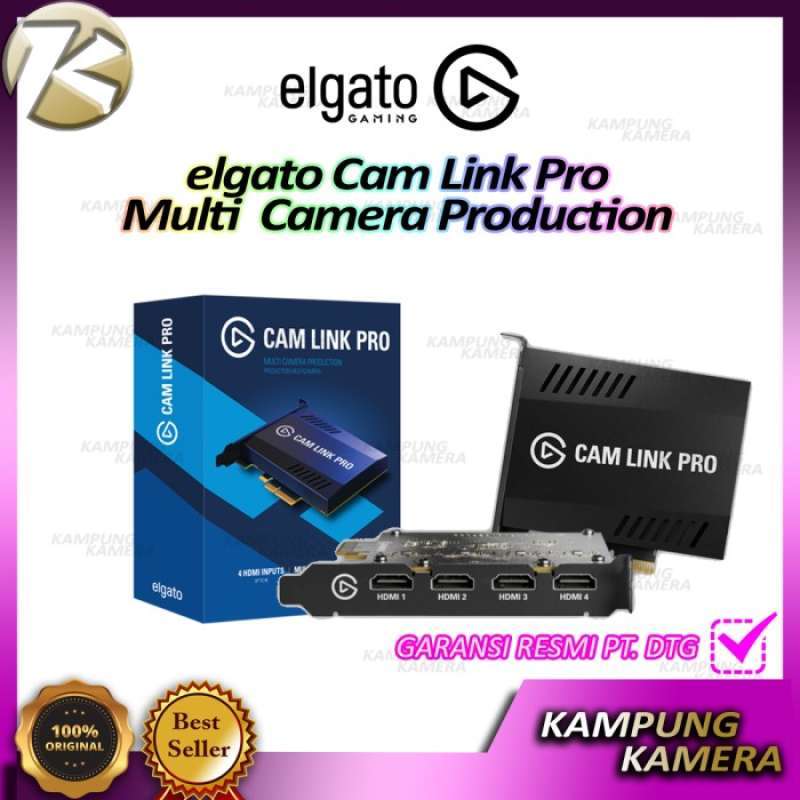 Promo Elgato Cam Link Pro / Camlink Pro Multi Camera Production Diskon ...