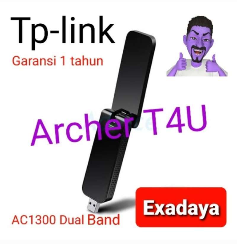 Promo ARCHER T4U AC1300 Wireless Dual Band USB Adapter Diskon 23% di Seller Carima Store ...