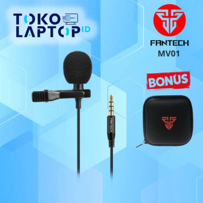 Promo Fantech MV01 Microphone Clip On Lavalier Diskon 13% di Seller ...