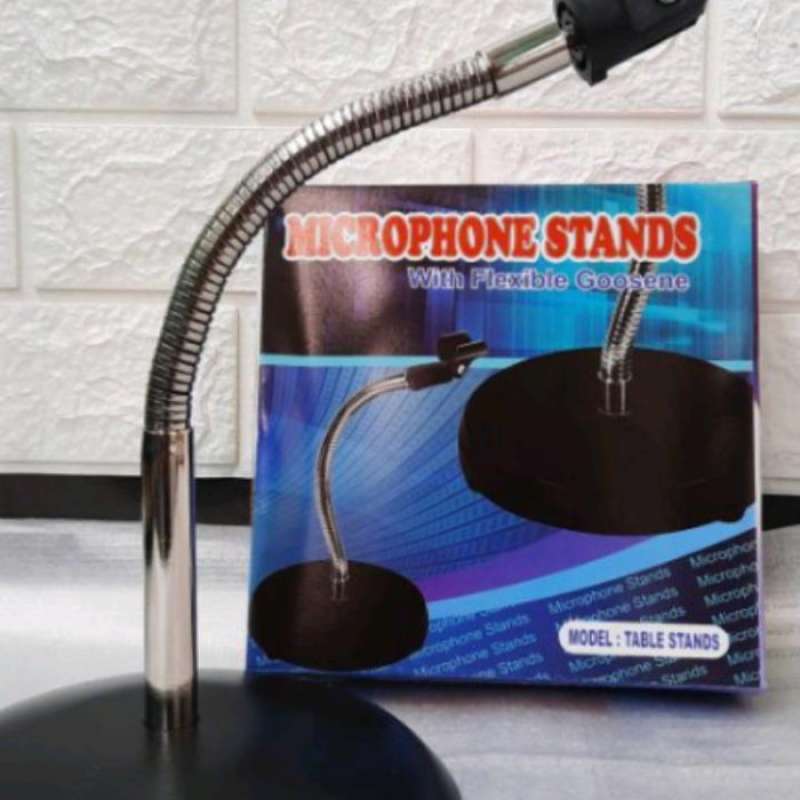 Promo Stand Mic Meja full besi fleksibel Lentur dan kuat menopang Mic ...