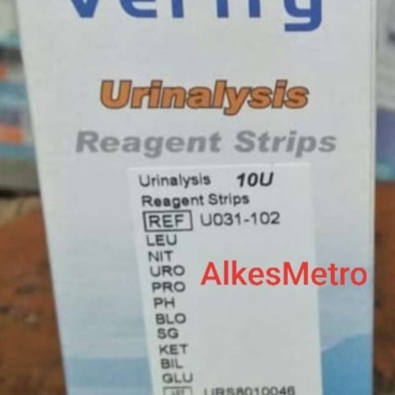 Promo strip urine 10 parameter verify/test urine 10 p Diskon 13% di ...