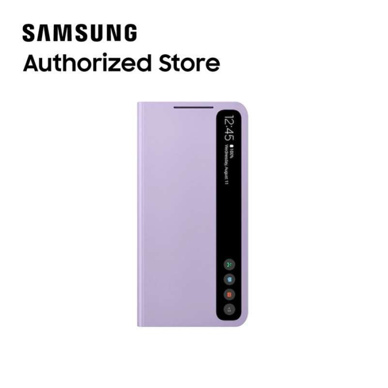 Promo Casing Galaxy S21 Fe Smart Clear View Cover Kesing Flip Case