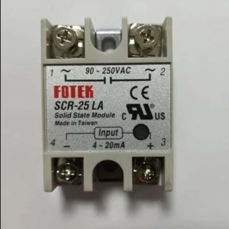 Promo Fotek Single Phase Solid State Module Scr Scr-25La 4-20Ma Analog ...
