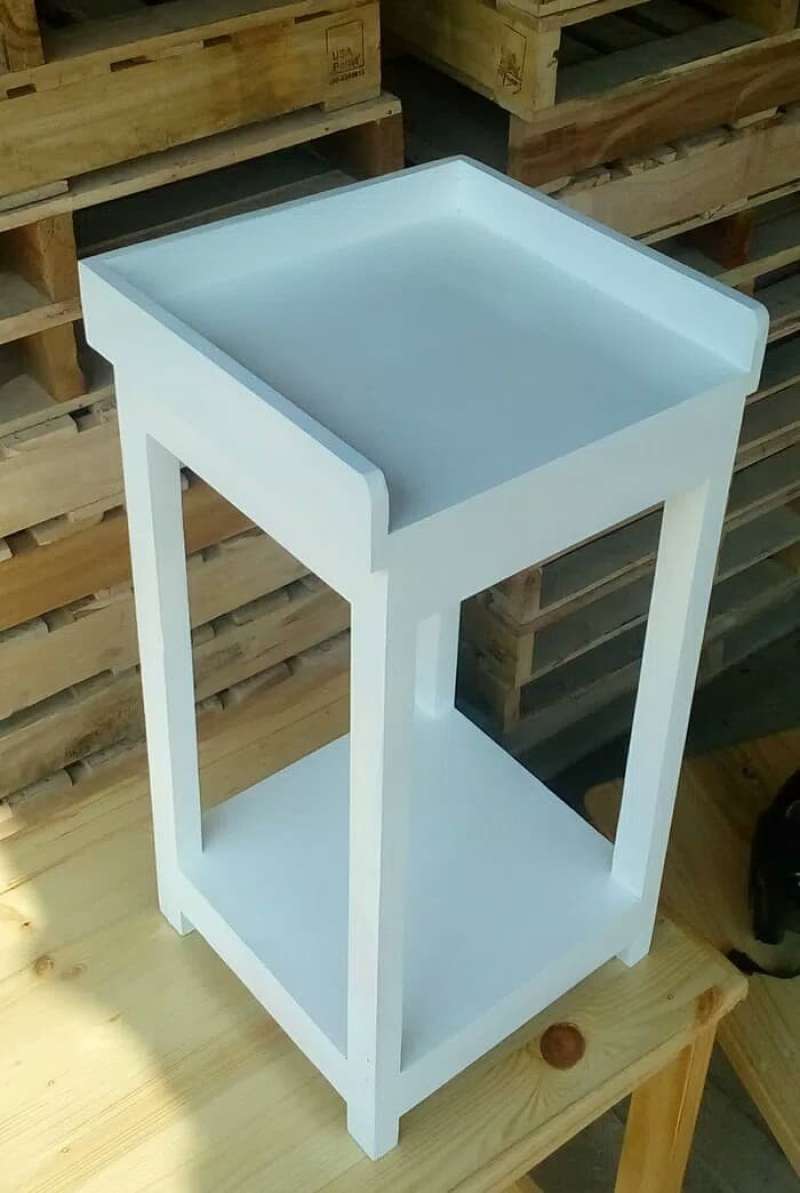 Jual Meja Dispenser Atau Meja Serbaguna Dengan Cat Duco Ukuran 40x40x65 ...