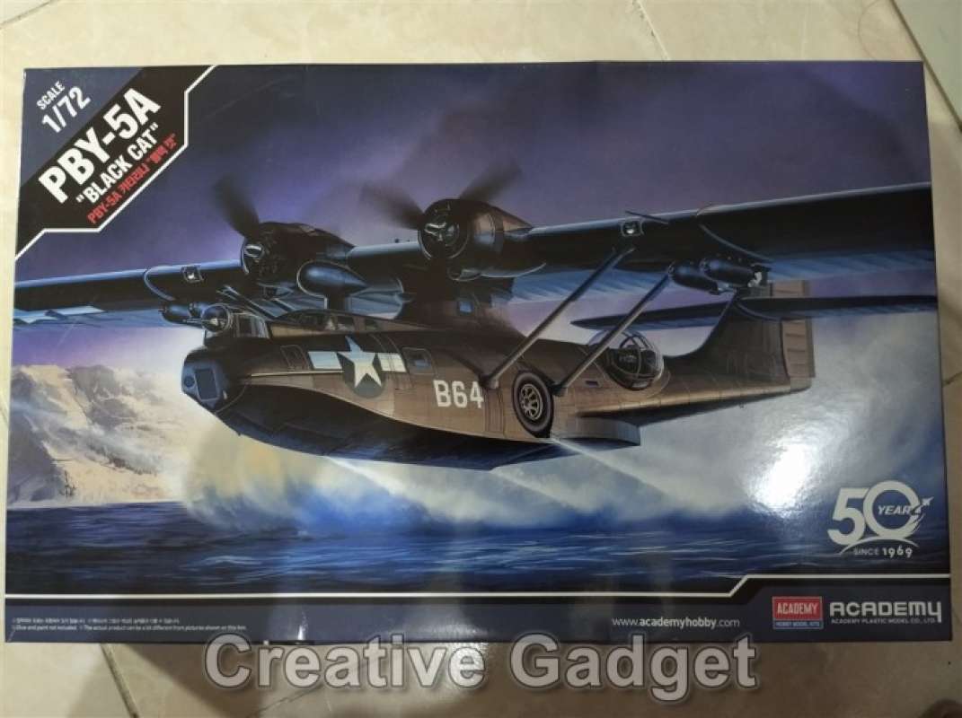 Promo Mokit Academy 1/72 – PBY-5A Black Cat Catalina - Amphibious ...