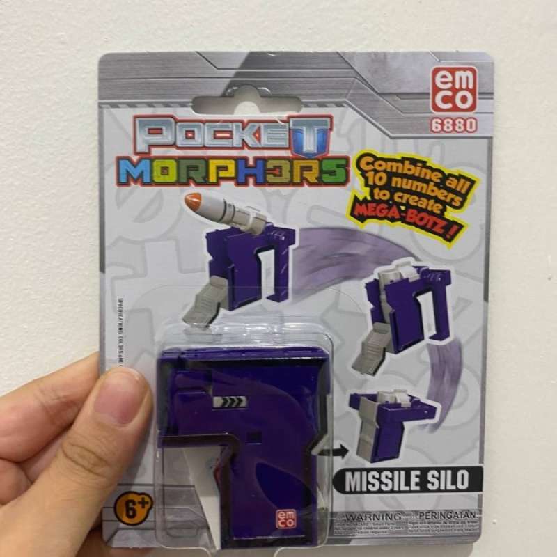 Promo pocket morphers Emco bisa jadi robot warna baru 2023 New Color ...