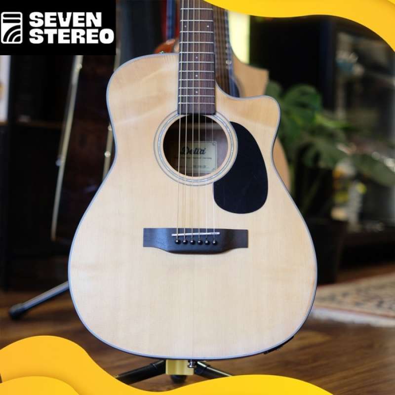 Jual Delta Dc300ce Solid Top Natural Acoustic Elektrik Gitar Di Seller ...