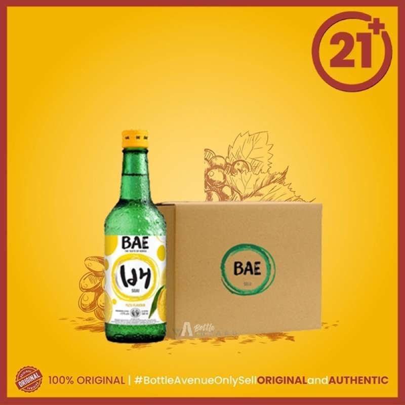 Promo Soju Bae Yuzu 360ml Soju Korea 1 Karton ( 20 Botol ) Diskon 38% ...