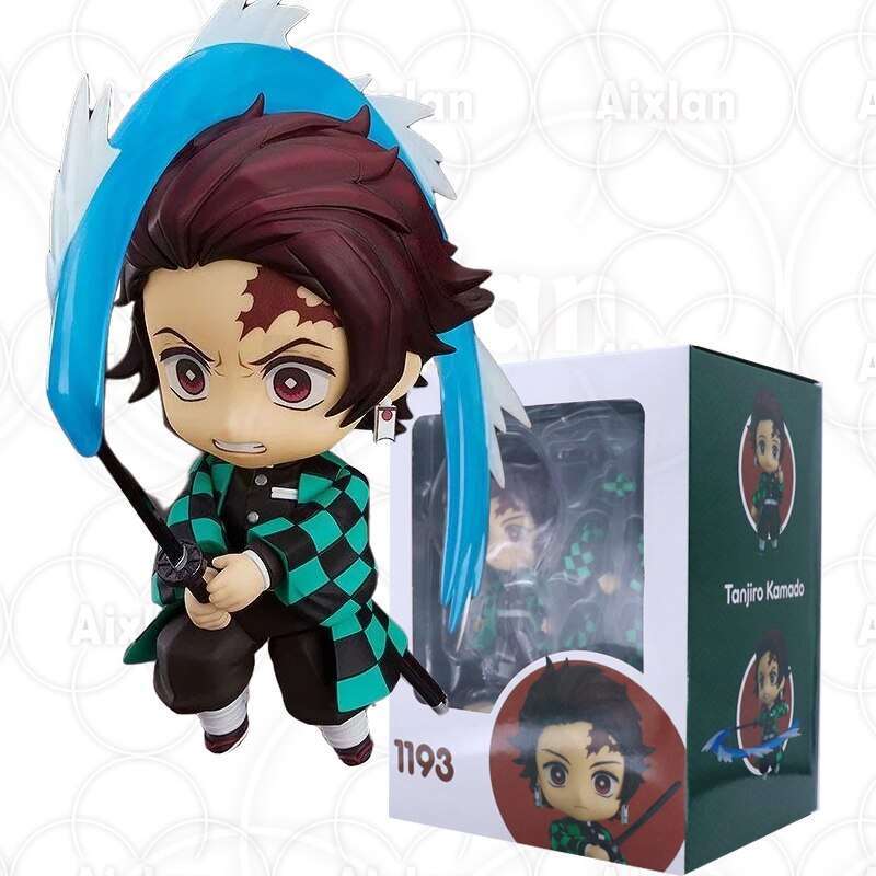 Promo 10cm Demon Slayer #1510 Tanjirou Action Figure Kyojuro Rengoku ...