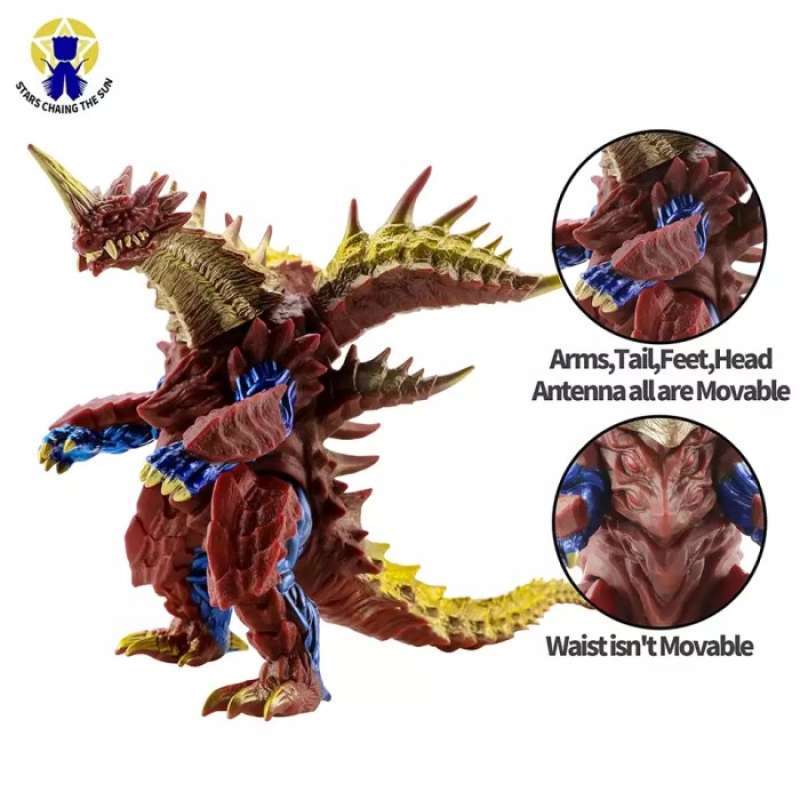 Promo MONSTER ULTRAMAN GODZILLA Big Kaiju Action Figure Mech Skeleton ...