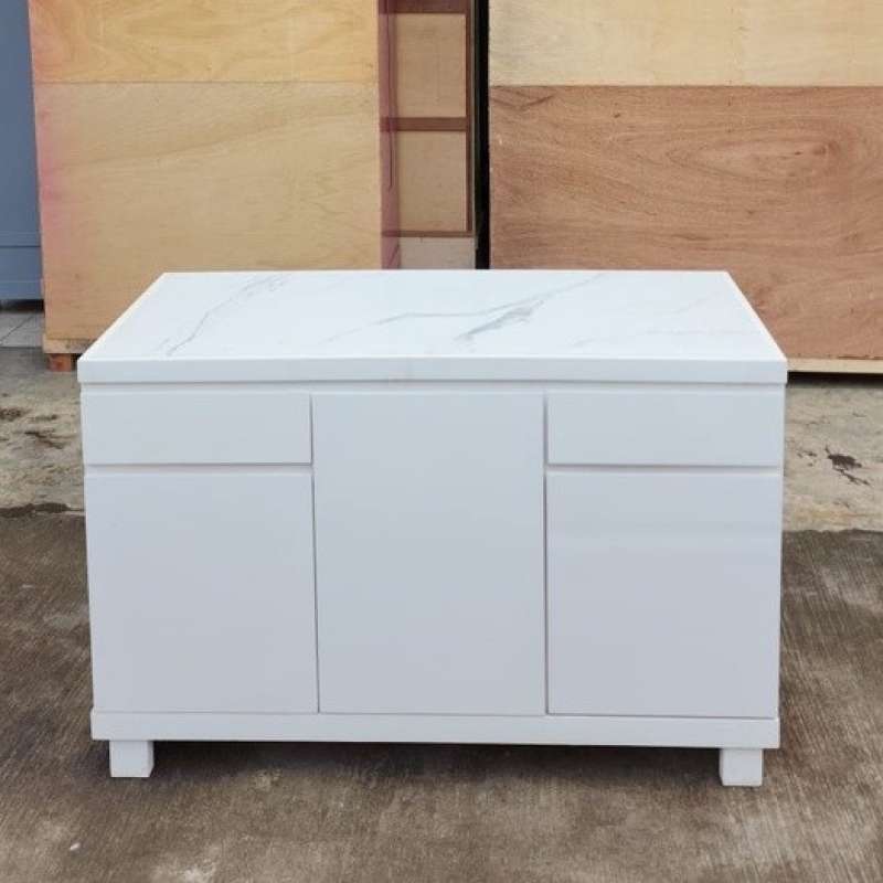 Jual Kitchen Set Bawah / Meja Kompor 3 Pintu / Meja Dapur / Rak Piring ...