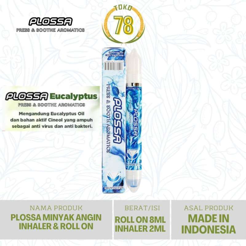 Plossa Minyak Angin Inhaler Dan Roll On Lengkap Harga Terbaru Mei 2024 ...