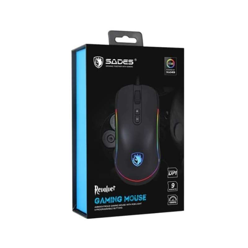 Promo Sades Revolver Rgb Gaming Mouse Diskon 23% di Seller XiXiStore ...