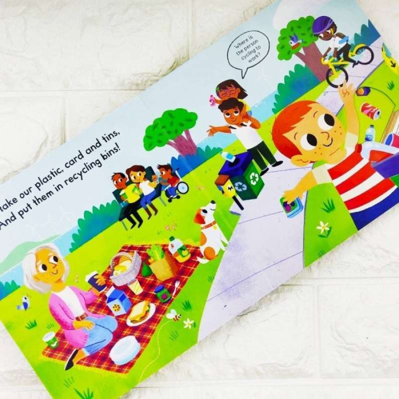 Promo Busy Recycle Push Pull Slide Board Book Campbell Diskon 23% Di ...