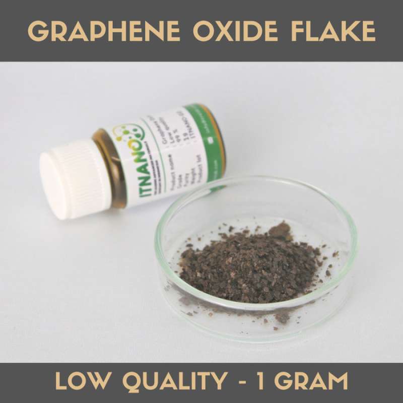 Promo Graphene Oxide /grafena Oksida /serbuk Go (bahan Baku Baterai) -1 ...