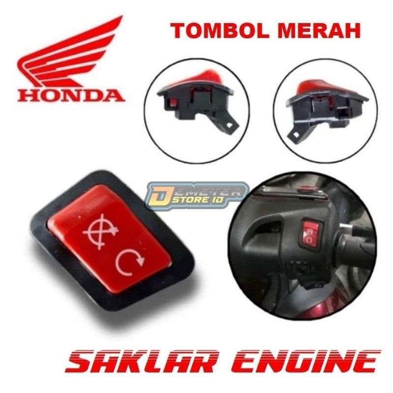 Jual Saklar Tombol Starter Engine Dimmer Warna Merah Vietnam Lampu Beam ...