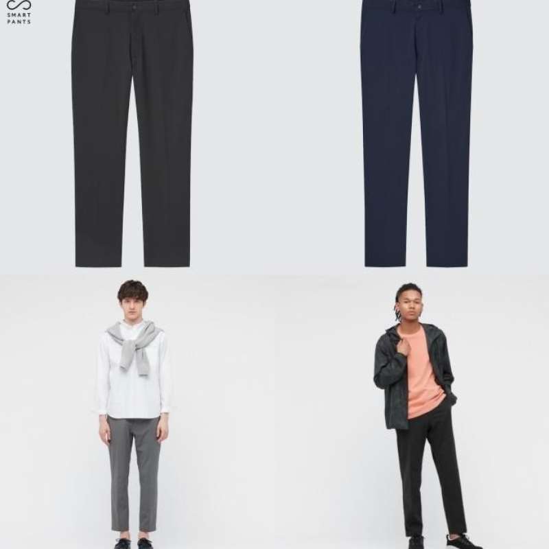 Jual [READY] Celana Uniqlo Smart Ankle Pants Ultra Stretch Original ...