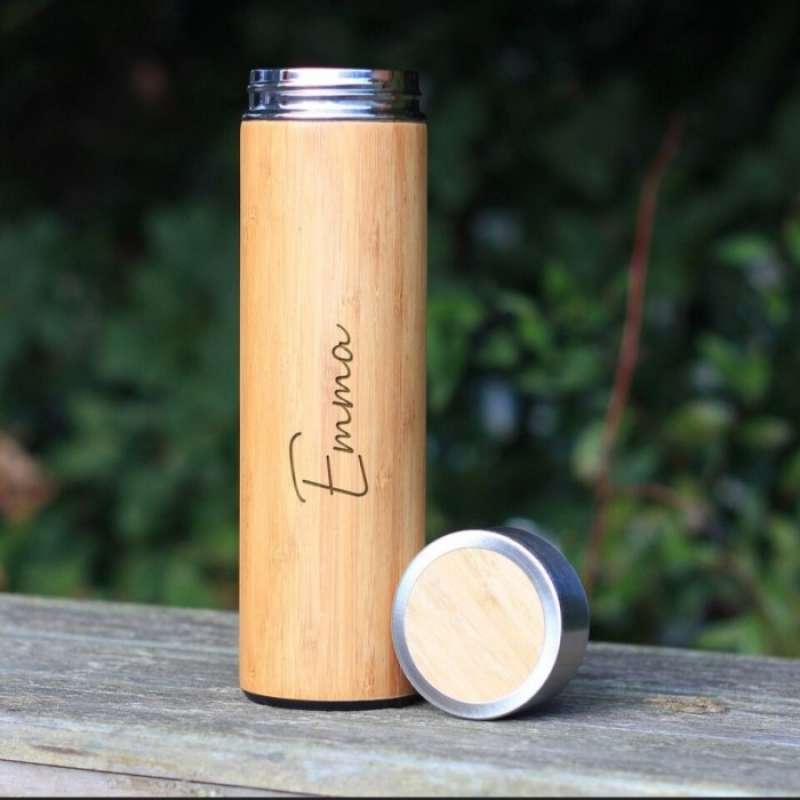 Jual Tumbler Bambu Botol Bambu Bisa Custome Nama Logo High Quality Di ...