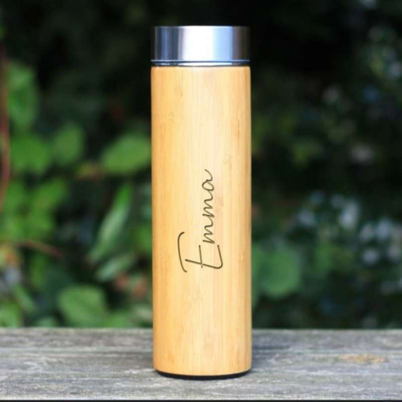 Jual Tumbler Bambu Botol Bambu Bisa Custome Nama Logo High Quality Di ...