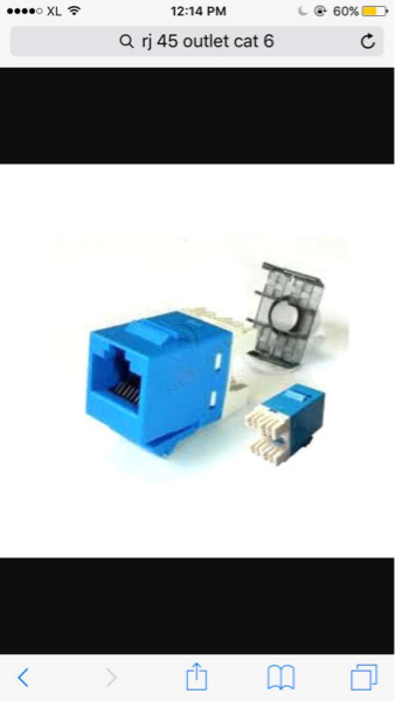 Promo Rj 45 Outlet Cat 6 Amp Lengkap ( Modular+ Faceplate+ Outbow ...