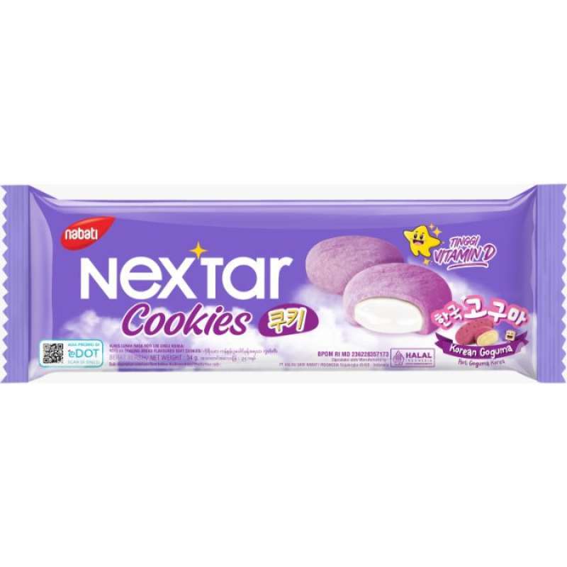 Promo Nextar Cookies Korean Goguma [34 G X 10 Pcs] Diskon 8% Di Seller ...