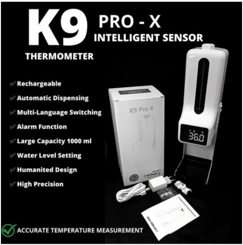 Promo Standing thermometer k9 Pro X murah termometer berdiri k9 - K9 + TRIPOD - K9 Multicolor ...