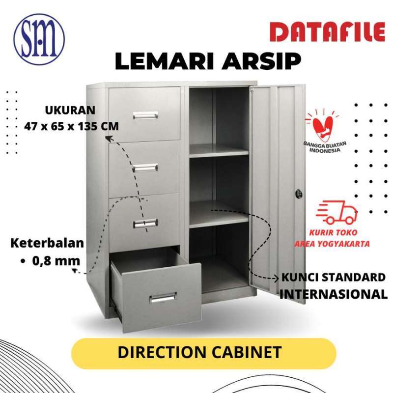 Jual Lemari Arsip Direction Cabinet Merk Datafile - Dirakit Di Seller ...