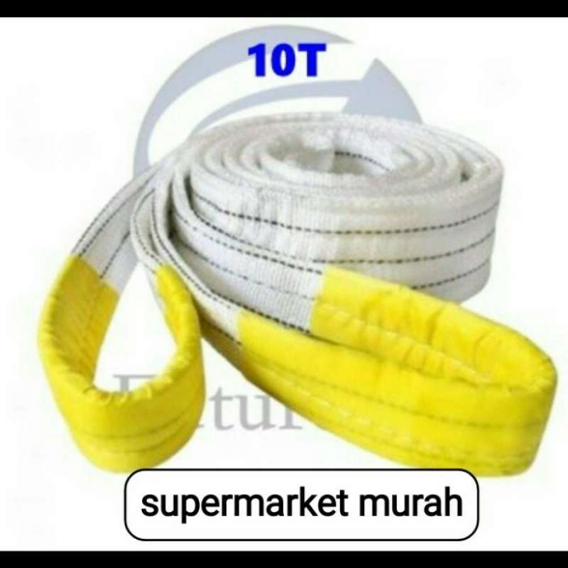 Promo Webbing Sling Belt 10 Ton X 6 Meter - Tali Sabuk 10t X 6m Diskon ...