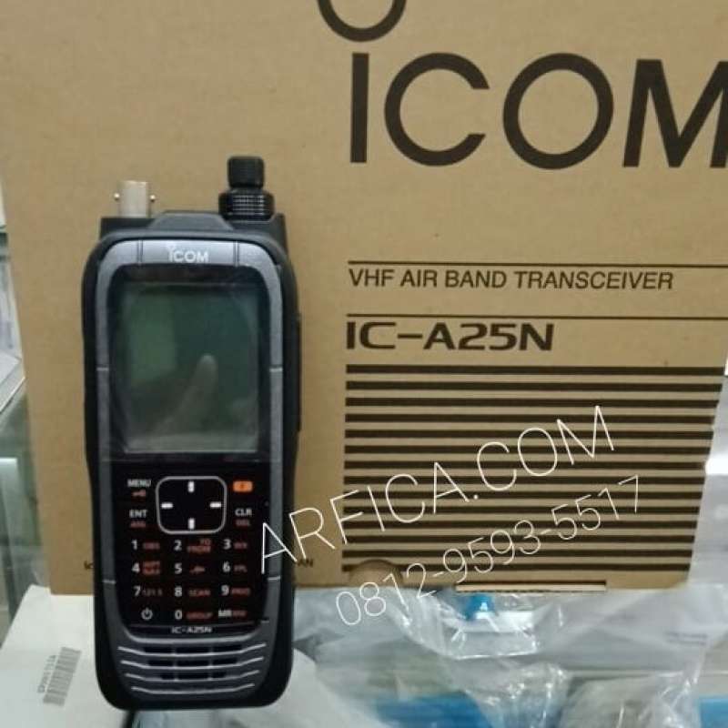 Jual RADIO HT ICOM IC-A25N VHF AIR BAND TRANSCEIVER / HT ICOM IC A25N ...