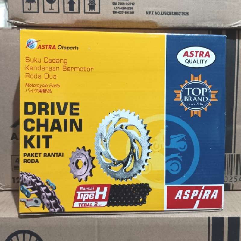 Promo Gear Paket Rantai Gir Set Supra Grand Revo Aspira Original Diskon ...