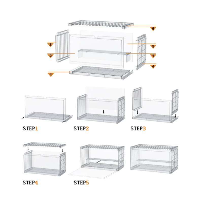 Jual Toys Pm Figure Assembled Display Container (transparent) Di Seller ...