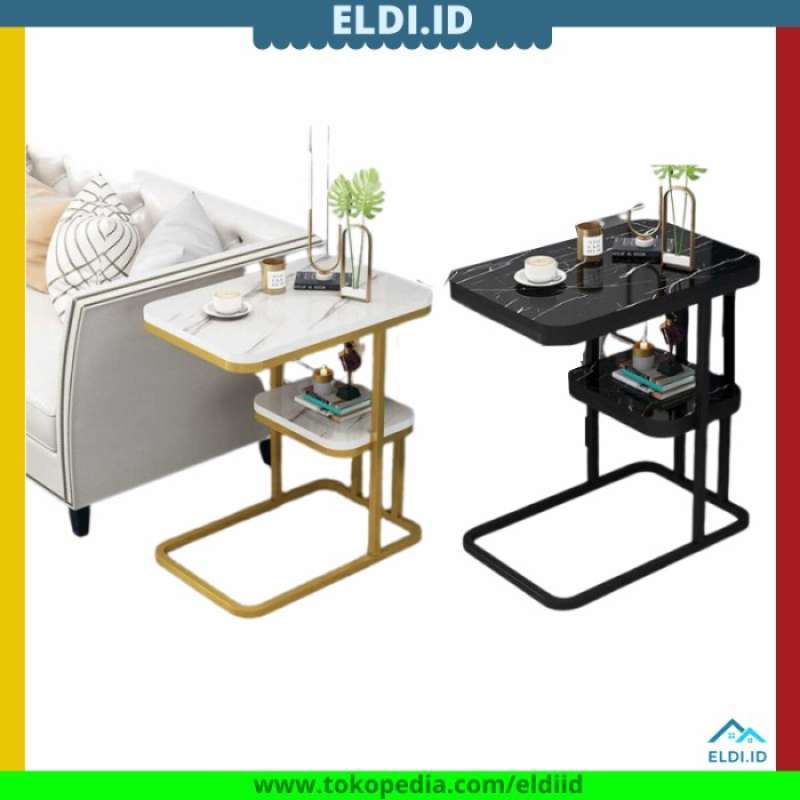 Promo Meja Samping Minimalis / Meja Sofa / Side Table Estetik European ...