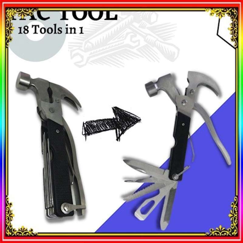 Promo palu serbaguna praktis dalam satu genggaman tangan TAC TOOL 18 in ...