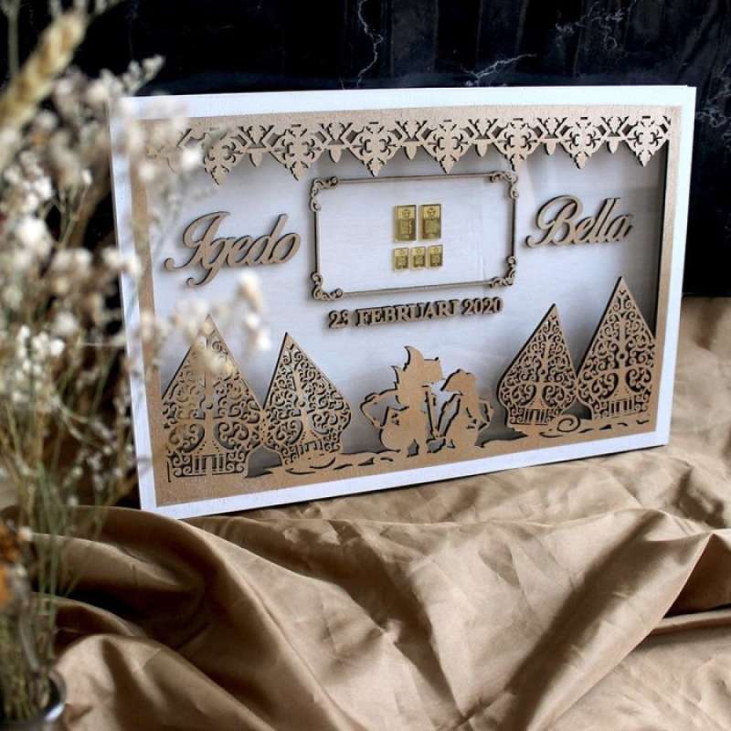 Promo Frame Mahar Landscape 50x40 | Mahar Seserahan Rustic | Frame ...