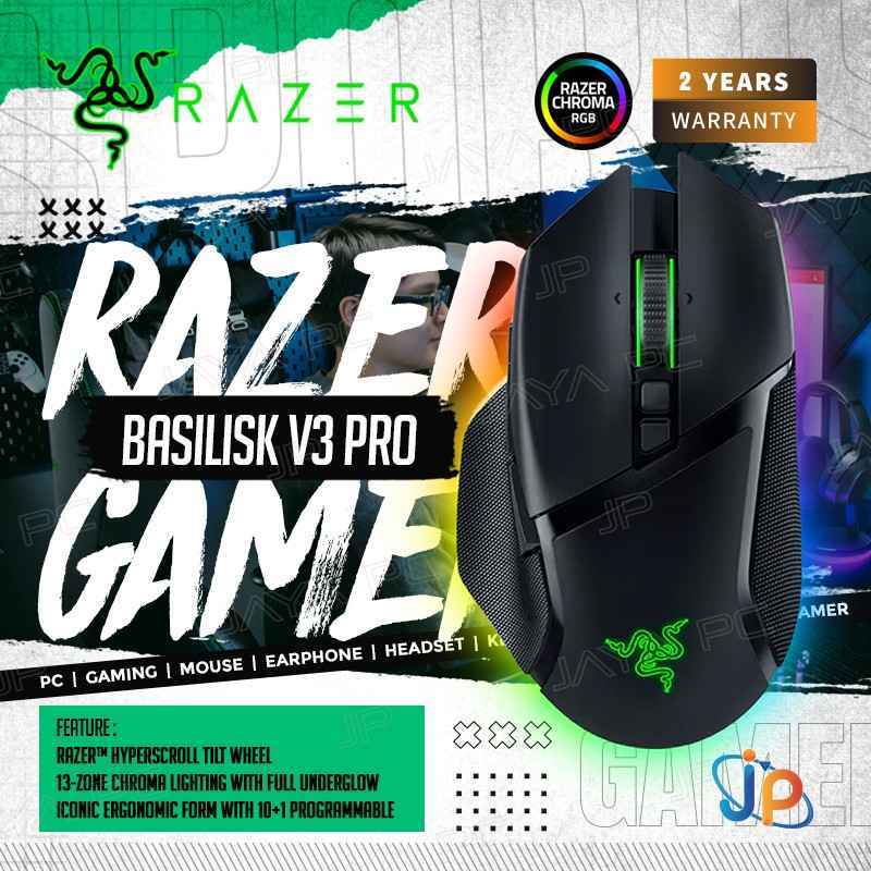 Jual Razer Basilisk V3 Pro Wireless Gaming Mouse RGB - Hitam di Seller ...