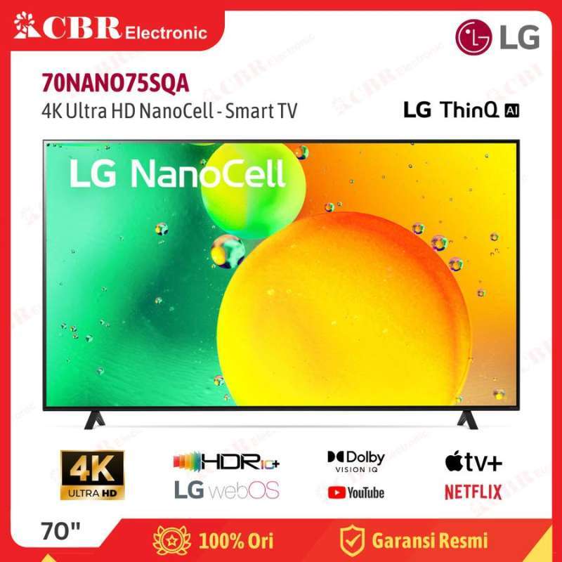 Jual TV LG 70 Inch LED 70NANO75SQA (4K NanoCell-Smart TV) di Seller CBR ELECTRONIC - Kampung ...