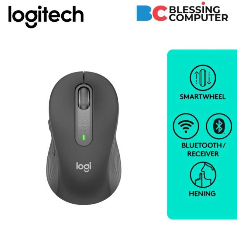 Jual Logitech Signature M650 L Mouse Wireless Bluetooth Silent ...
