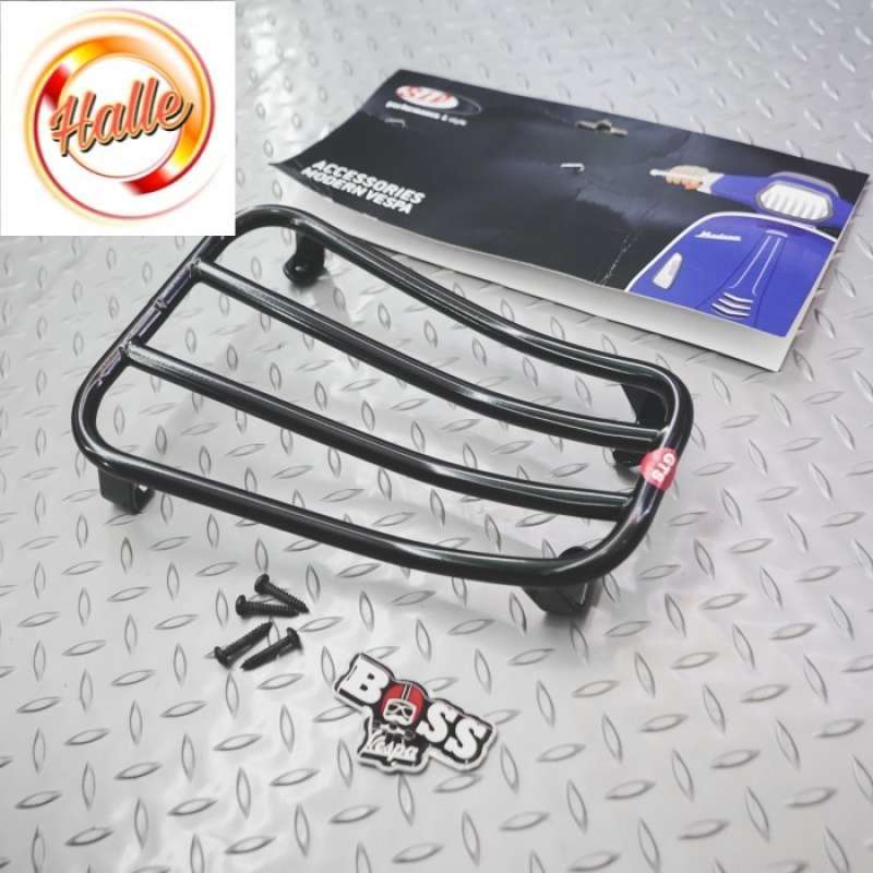 Jual Luggage Carrier Floor Rack Sip Black Vespa Gt Series Gts Gtv Di ...