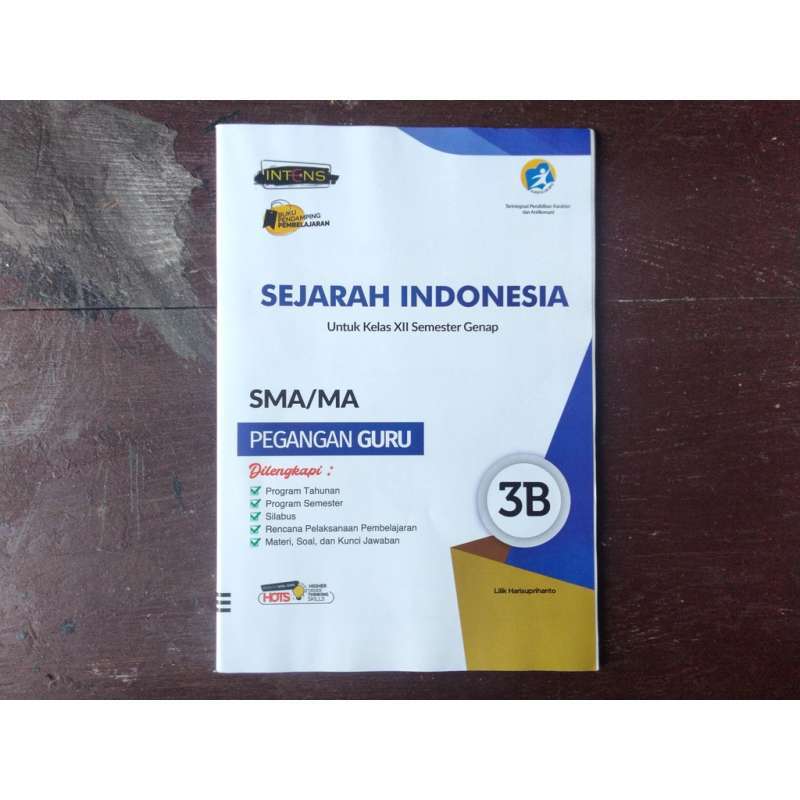 Jual Buku Pegangan Guru (PG) - SMA Kelas 12 Intens - Genap K13 - Sejarah Indo di Seller Duta LKS ...