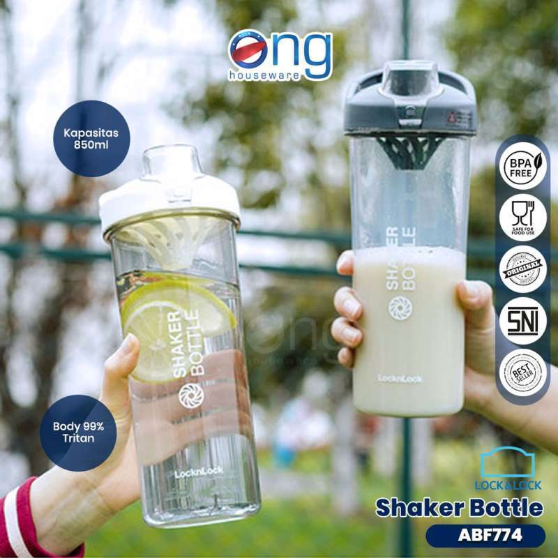 Jual Botol Air Minum Exclusive Shaker Bottle 850ml Locknlock Lock N ...