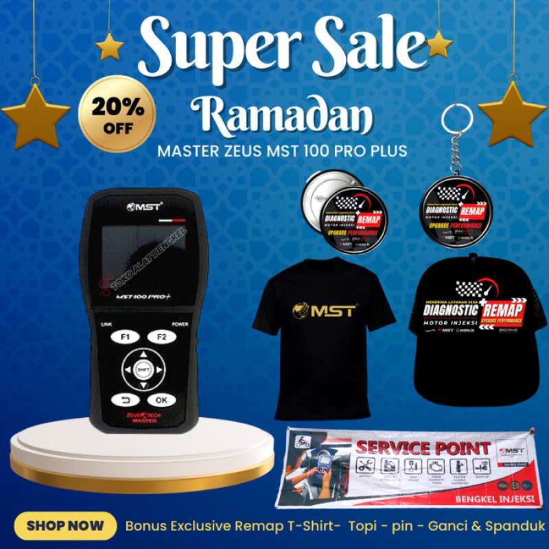 Jual Scanner Motor Injeksi Universal MASTER ZEUS MST 100 PRO PLUS di ...
