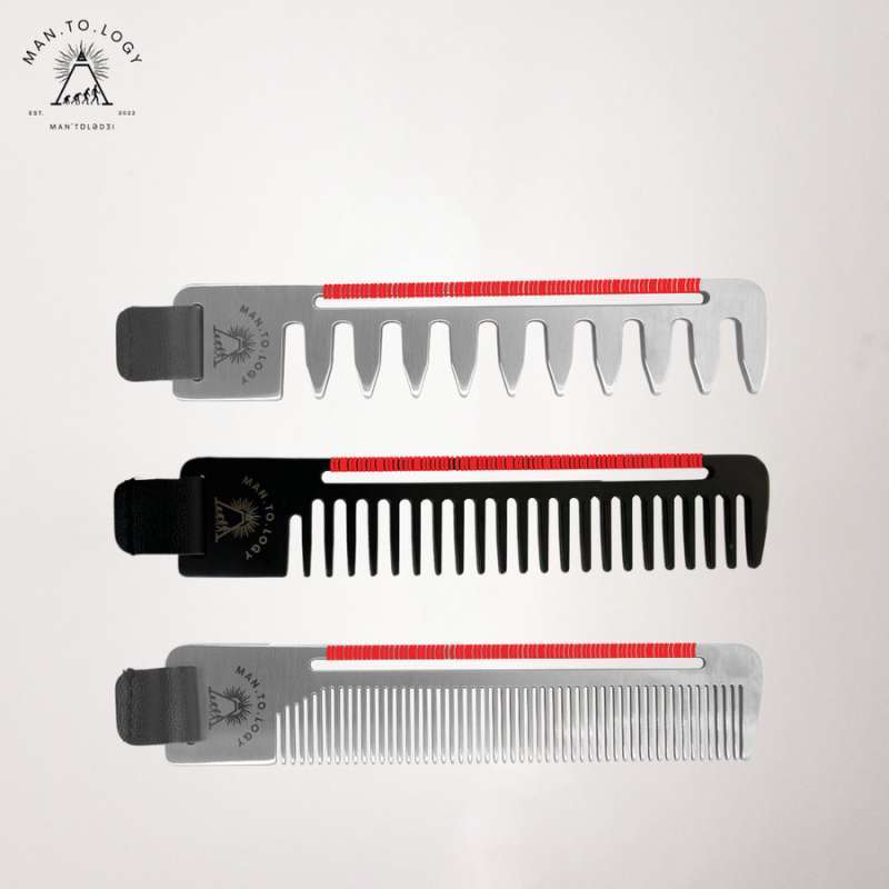 Jual The Loki Steel Pocket Comb / Sisir By Mantology X Banda Brushes ...