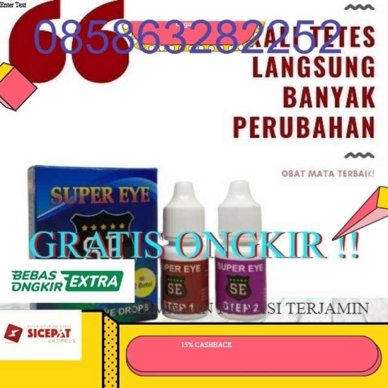 Promo Super Eye Obat Tetes Mata Herbal Mata Minus Plus Silinder Katarak ...