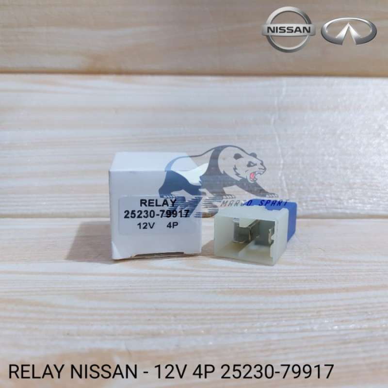 Jual relay biru miyamoto Nissan Xtrail Serena 4 kaki 12v di Seller ...