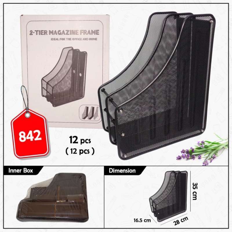 Jual Box File Besi / Magazine Tray / Tempat Dokumen / Map / Majalah 2 ...