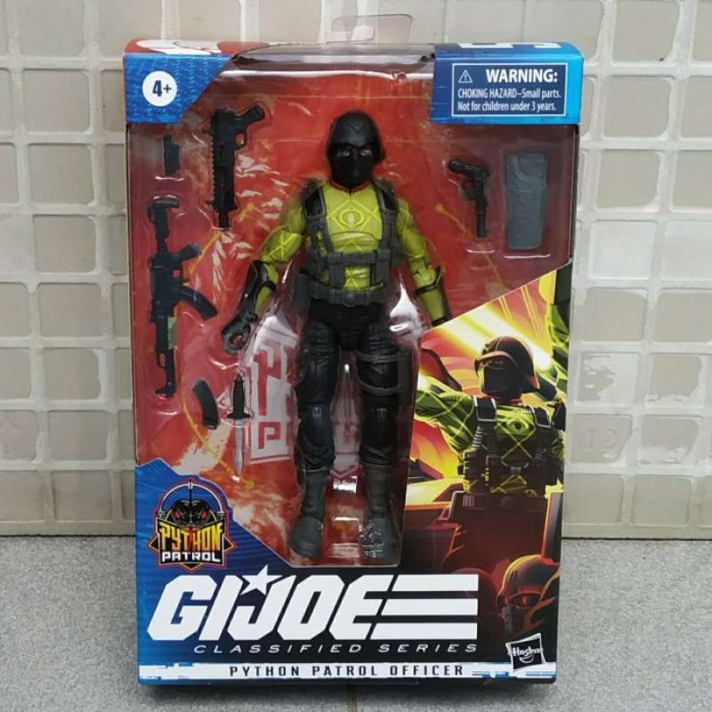 Promo Hasbro Gi-joe Classified Series Cobra Python Patrol Officer Gijoe ...
