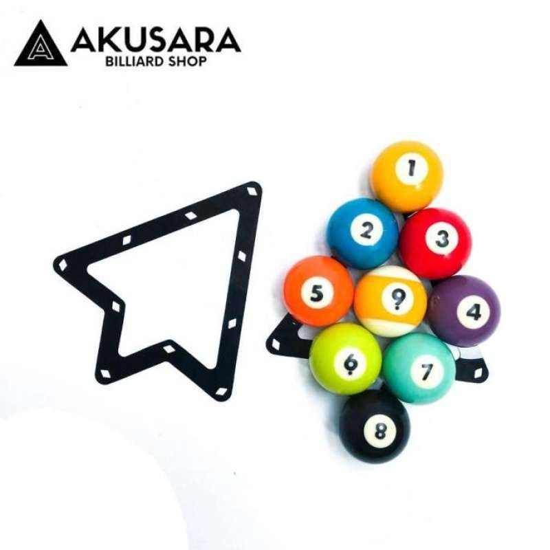 Jual Segitiga Billiard Triangle Billiard Magical Rack Billiar Pool 6pcs ...